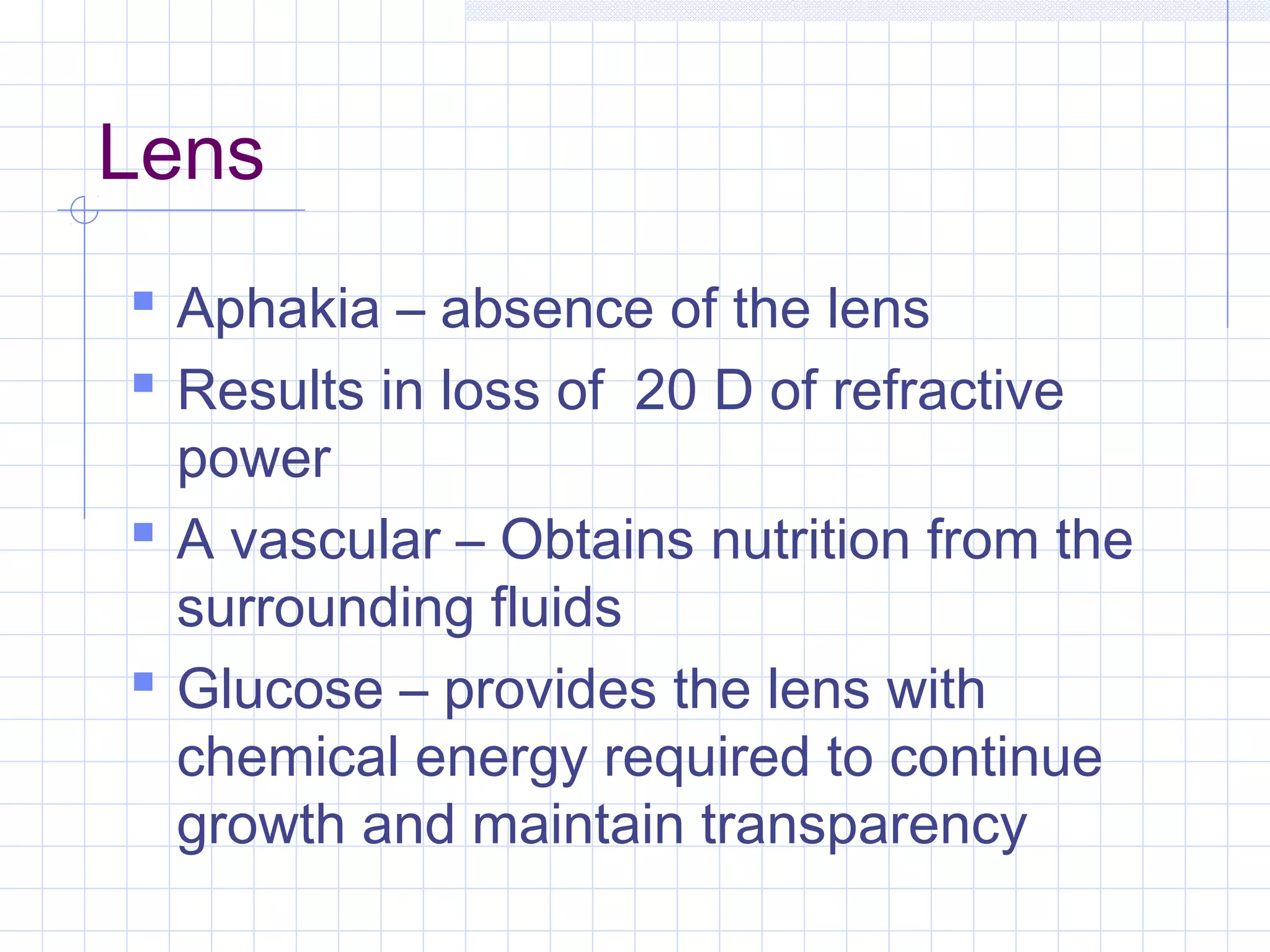 Anatomy of Lens : Ophthalmology | PPT