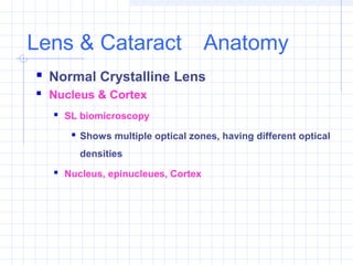 Anatomy of Lens : Ophthalmology | PPT