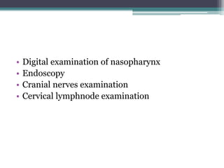 Anatomy of pharynx common symptoms and examination | PPTX