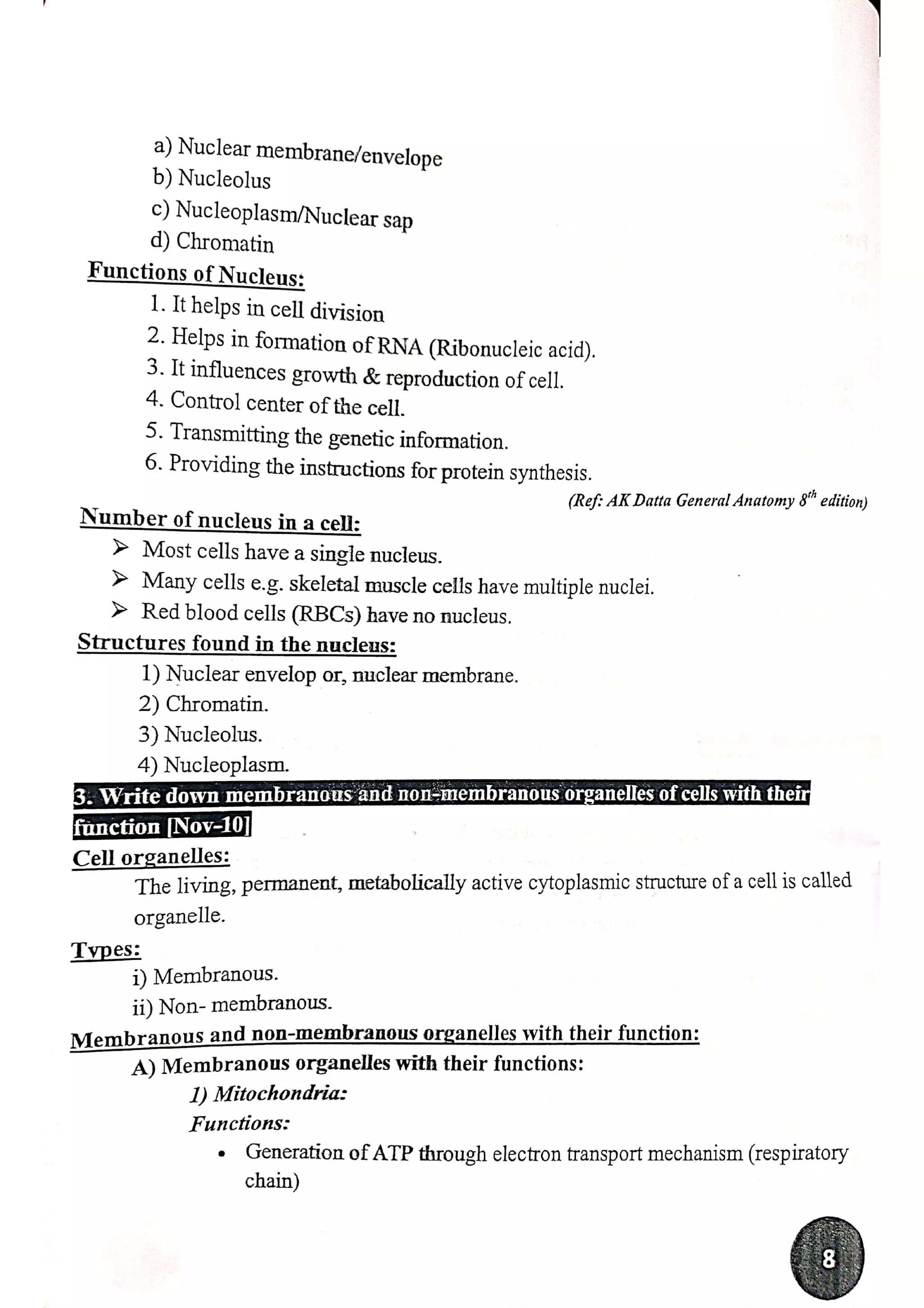 Anam's BPT question bank and suggestions Anatomy part | PDF