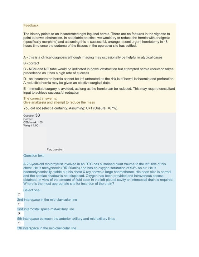 MRCS Anatomy MCQs .pdf | Digestive Disorders | Diseases and Conditions