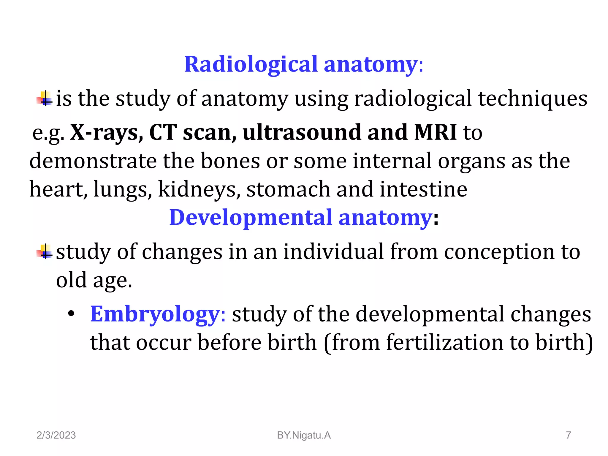 Introduction to human anatomy | PPTX