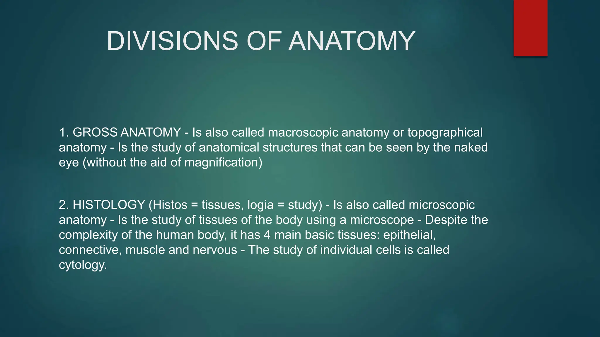 INTRODUCTION TO ANATOMY AND PHYSIOLOGY PPT | PPT