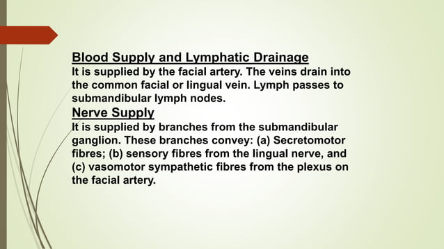 anatomy of submandibular region presentation | PPTX