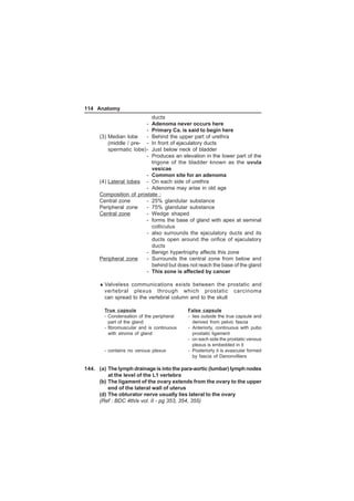 Anatomy abdomen Mcqs | PDF