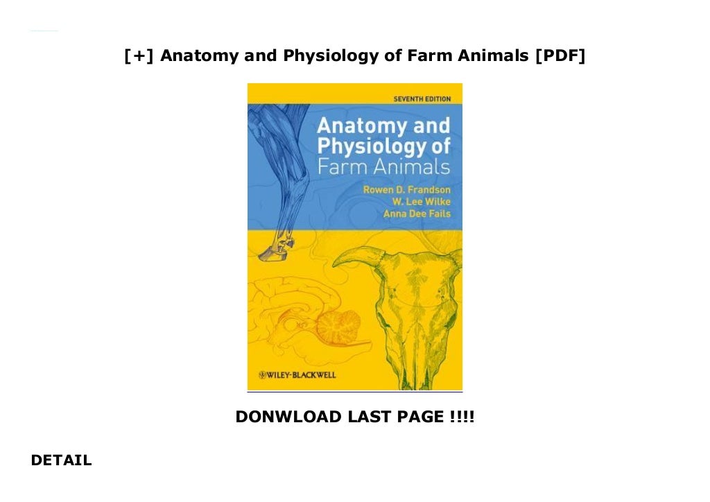 Anatomy And Physiology Of Farm Animals PDF anatomy-and-physiology-of-farm-animals-pdf