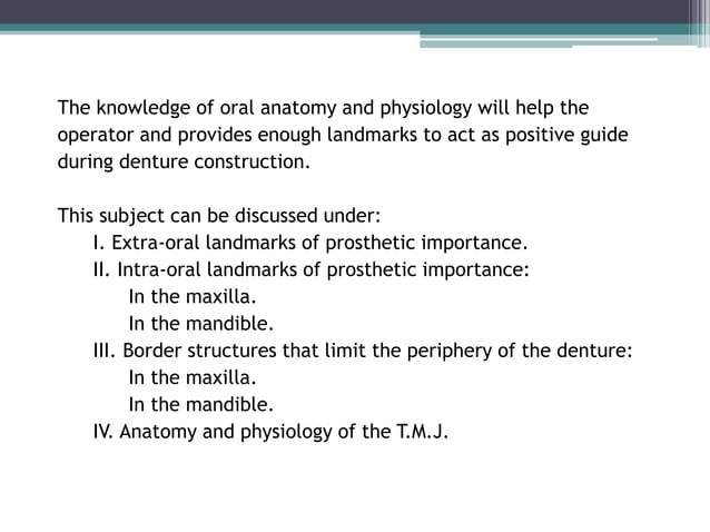Anatomy complete denture | PDF