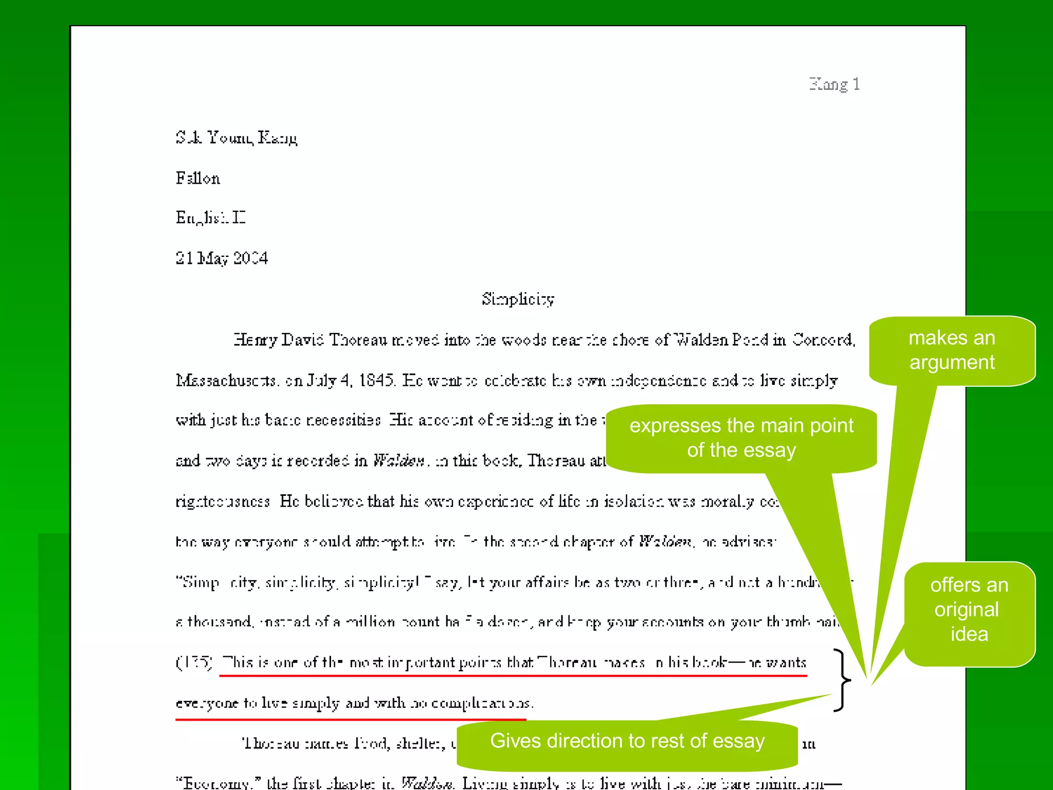 Anatomy Of A Reading Response | PPT