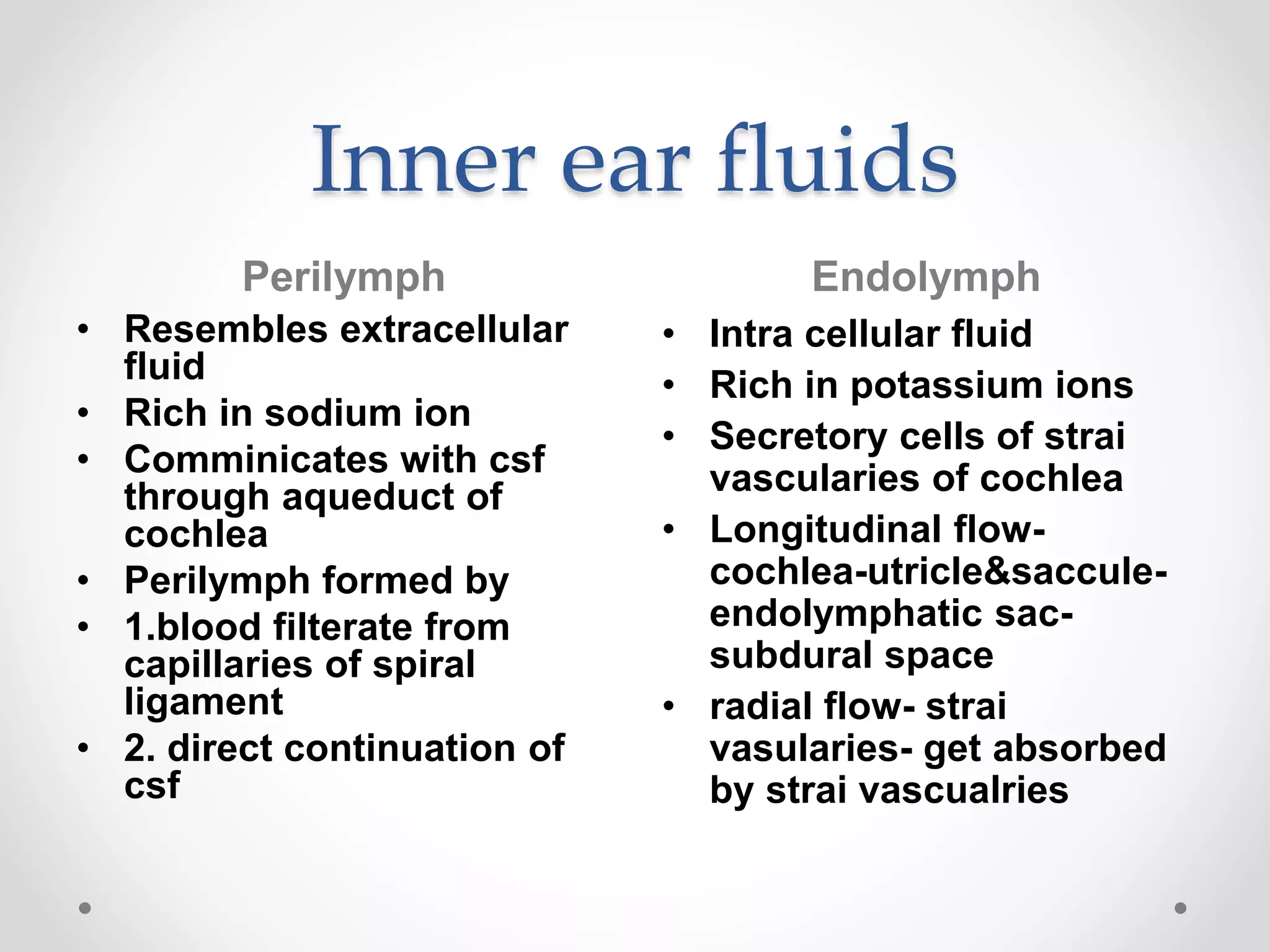 Anatomy of Inner ear | PPT