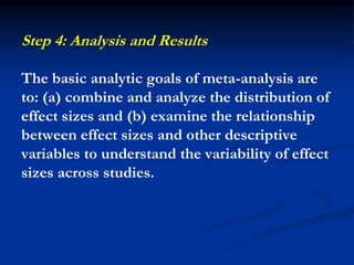 Anatomy of a meta analysis i like | PPT
