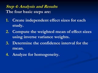 Anatomy of a meta analysis i like | PPT