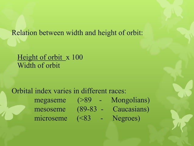 Anatomy of Eye Orbit | PPTX