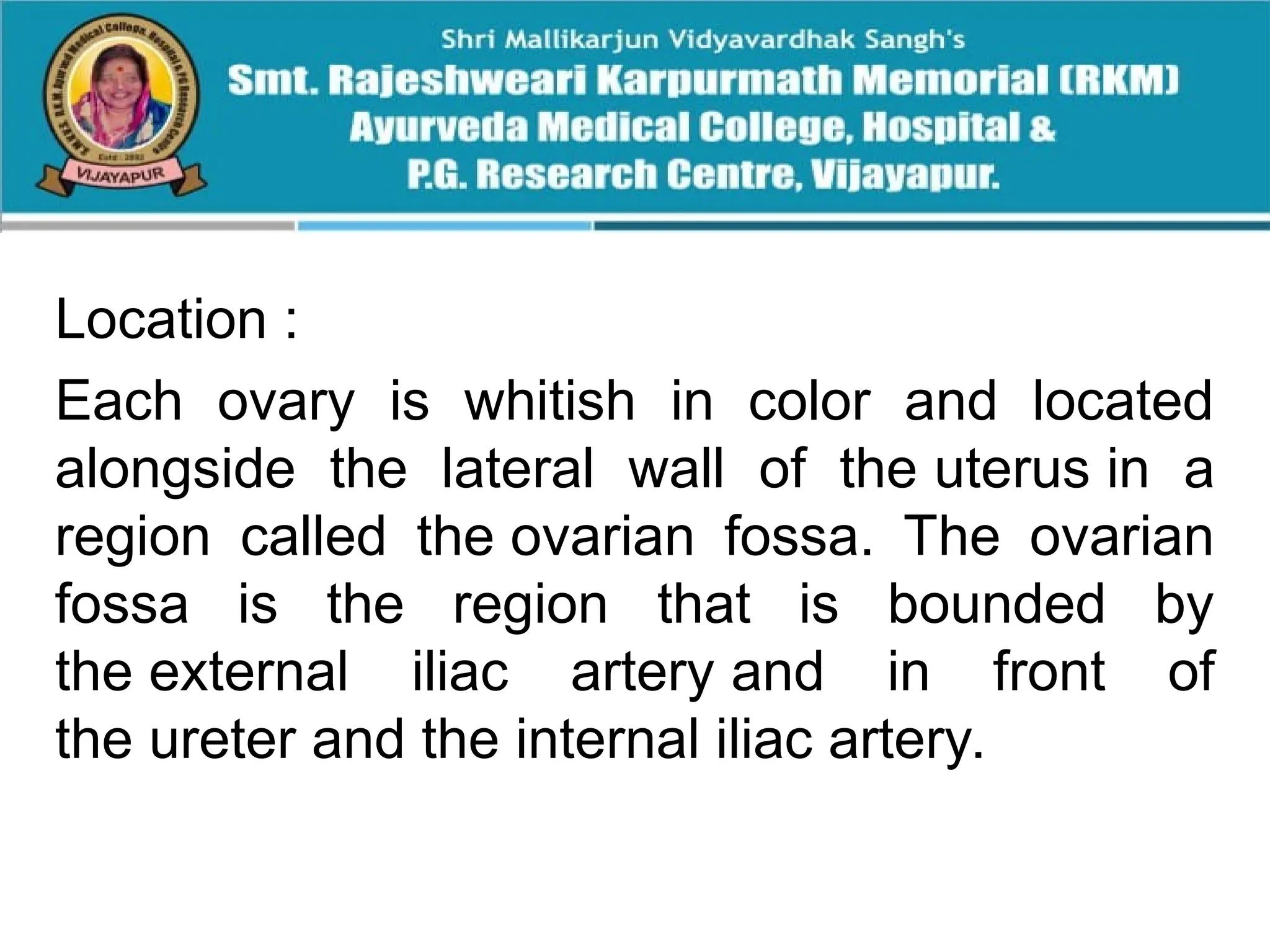 Msc zoology fourth semester -Anatomy-of-Ovaries.ppt