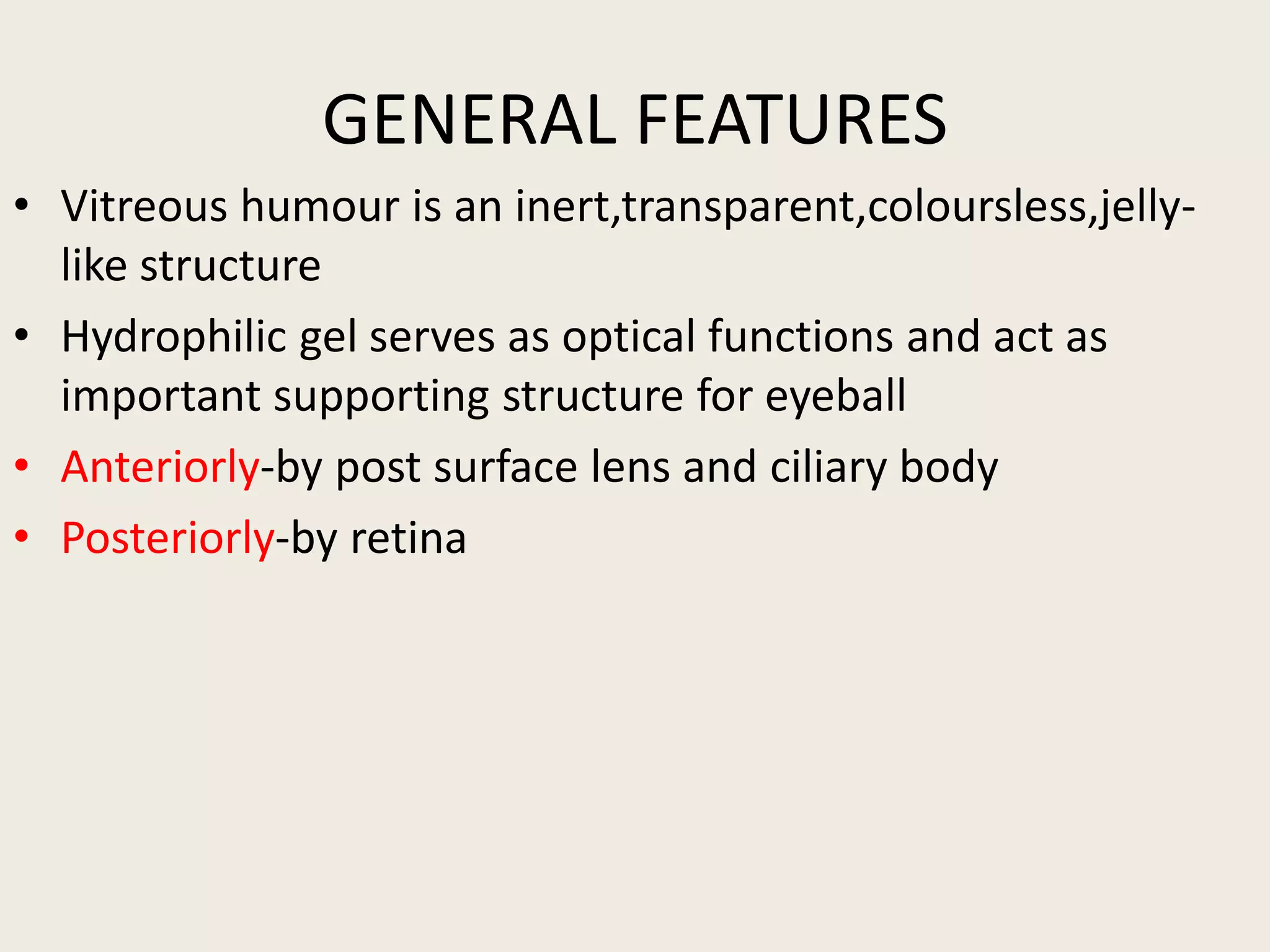 Anatomy of vitreous | PPTX