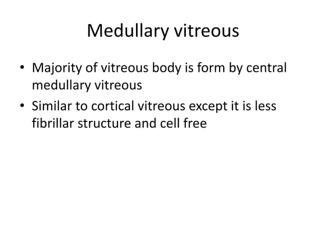 Anatomy of vitreous | PPTX | Eye and Vision Conditions | Diseases and ...