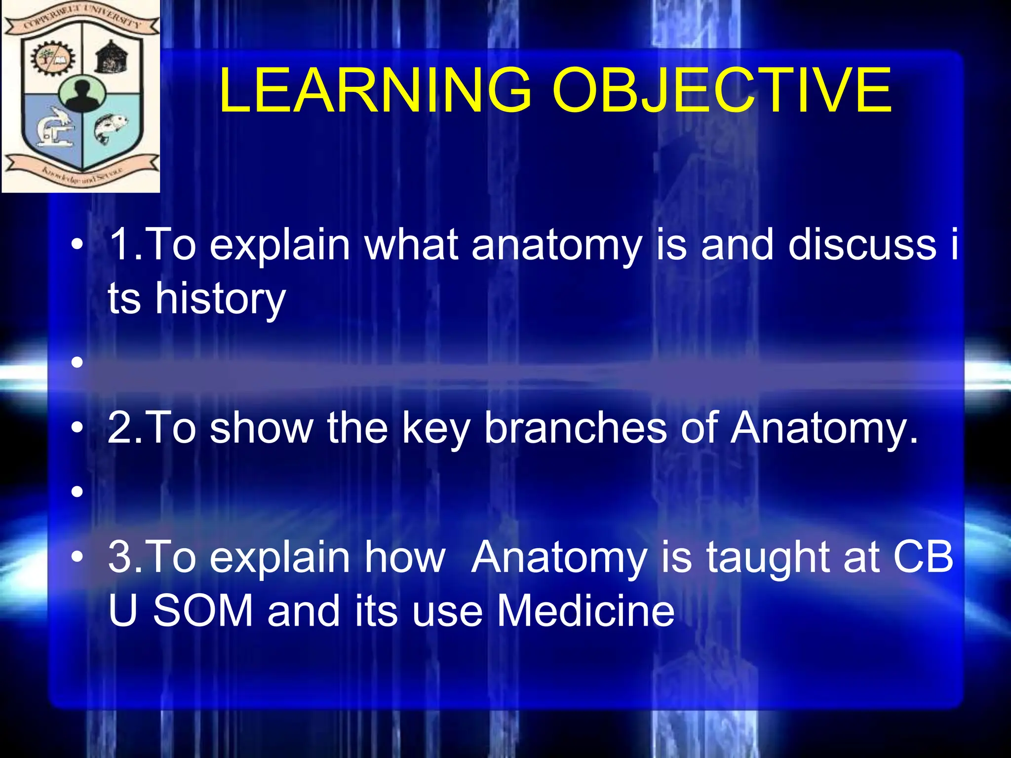 Anatomy 1ppt Introduction To Anatomy Ppt Ppt