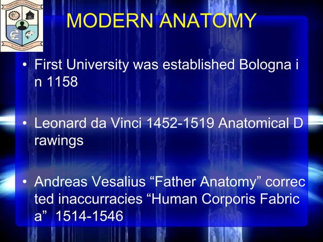 Anatomy 1ppt Introduction To Anatomy Ppt Ppt