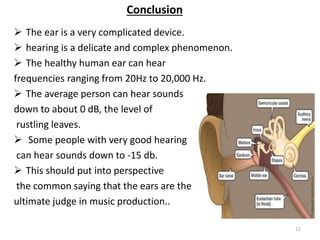 Anatomy 1-The anatomy and physiology of human ear | PPTX