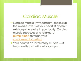 Anatomy 2 - types of muscles ad contraction | PPTX