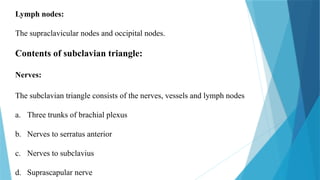 triangle of the neck...posterior triangles of the neck | PPTX