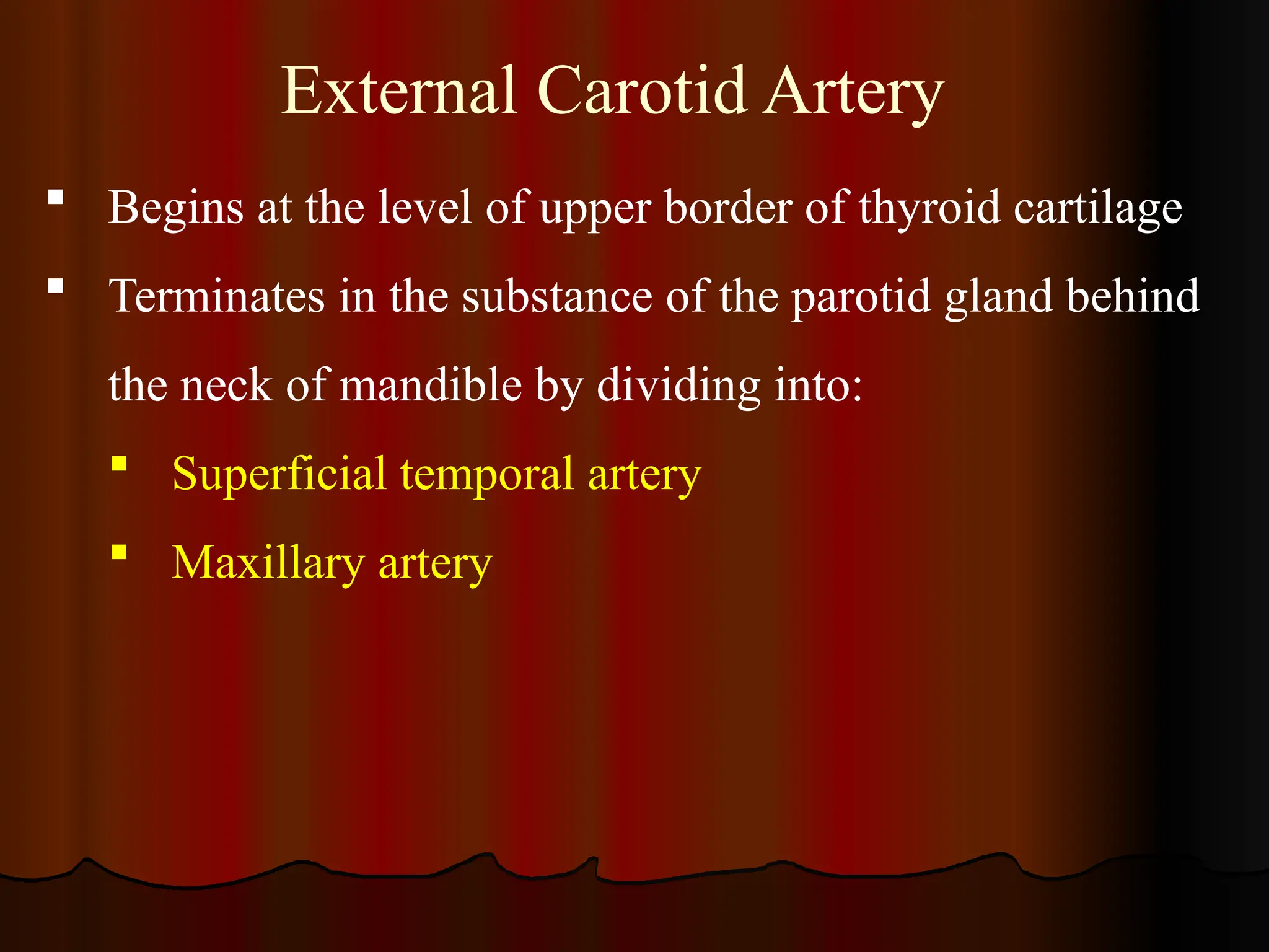 Anatomy of the head and neck ( blood supply and lymphatic drainage) | PPTX