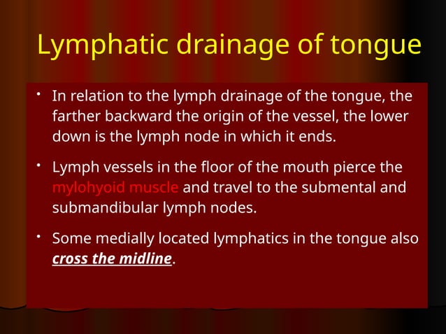Anatomy of the head and neck ( blood supply and lymphatic drainage) | PPT