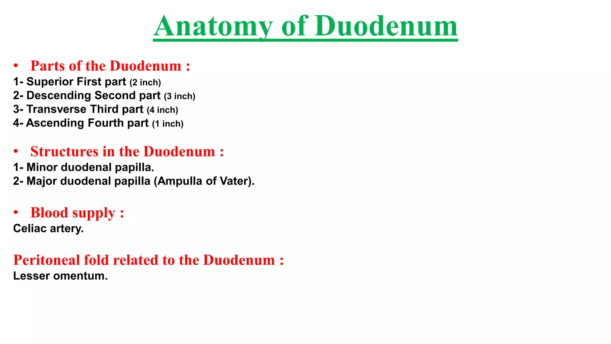 Anatomy (anatomy of mouth, pharynx, esophagus, stomach and duodenum) | PDF