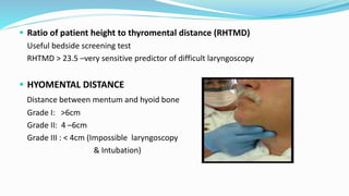 Anatomy and assessment of Airway | PPTX