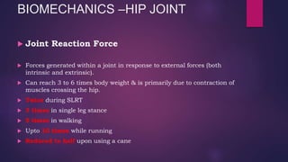 Anatomy and biomechanics of hip joint | PPTX