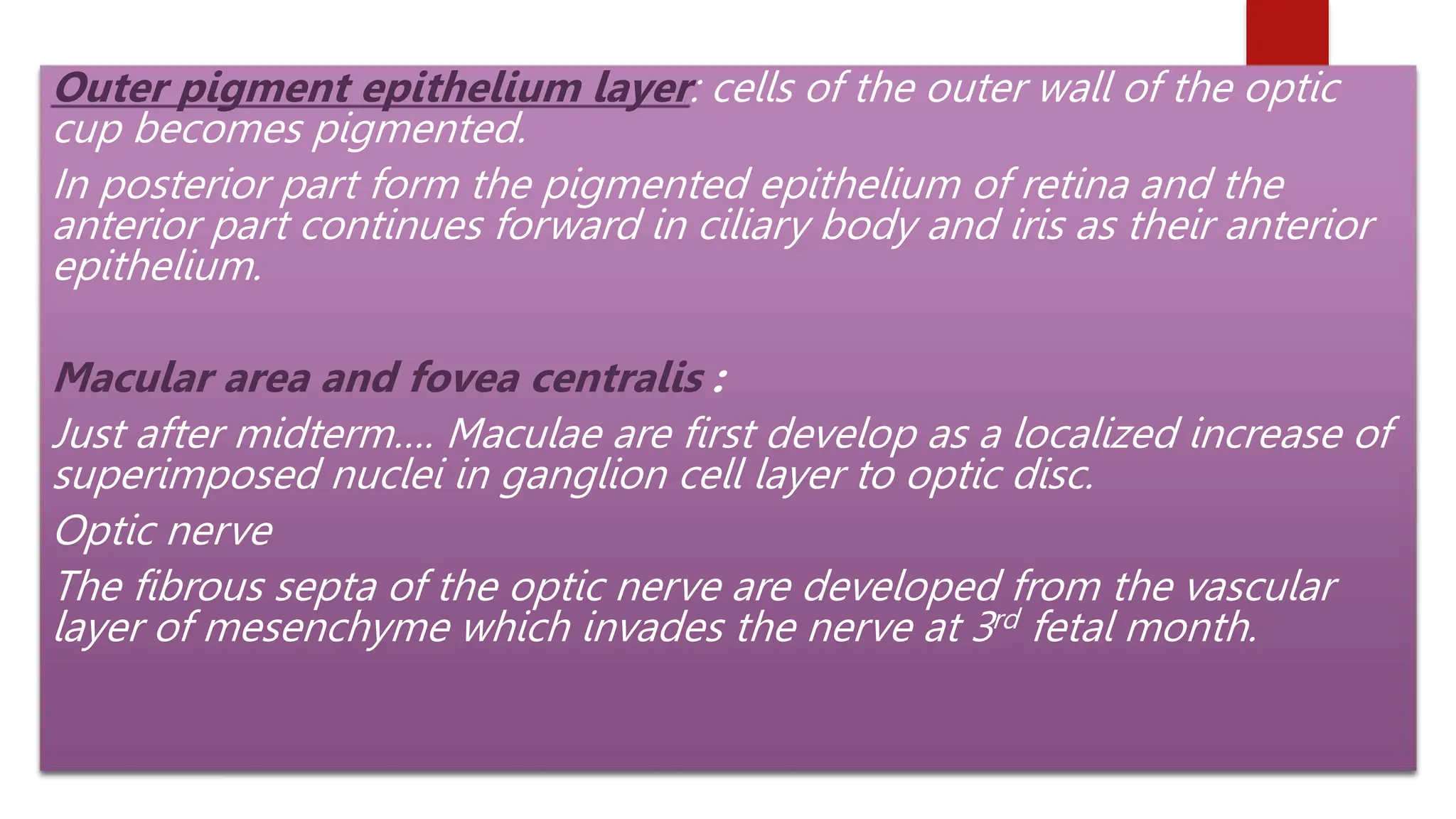 ANATOMY AND DEVELOPMENT OF THE HUMAN EYE. | PPTX