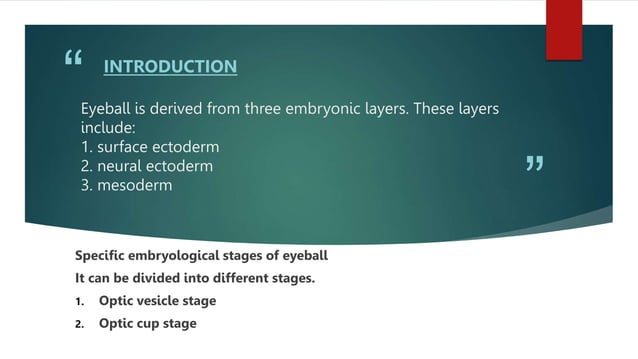 ANATOMY AND DEVELOPMENT OF THE HUMAN EYE. | PPT