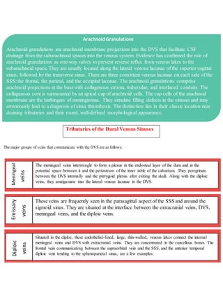 Anatomy and function of the dural venous sinuses | DOCX