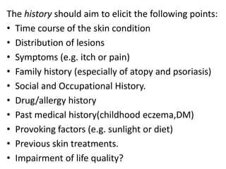 Anatomy and History taking in Dermatology.pptx