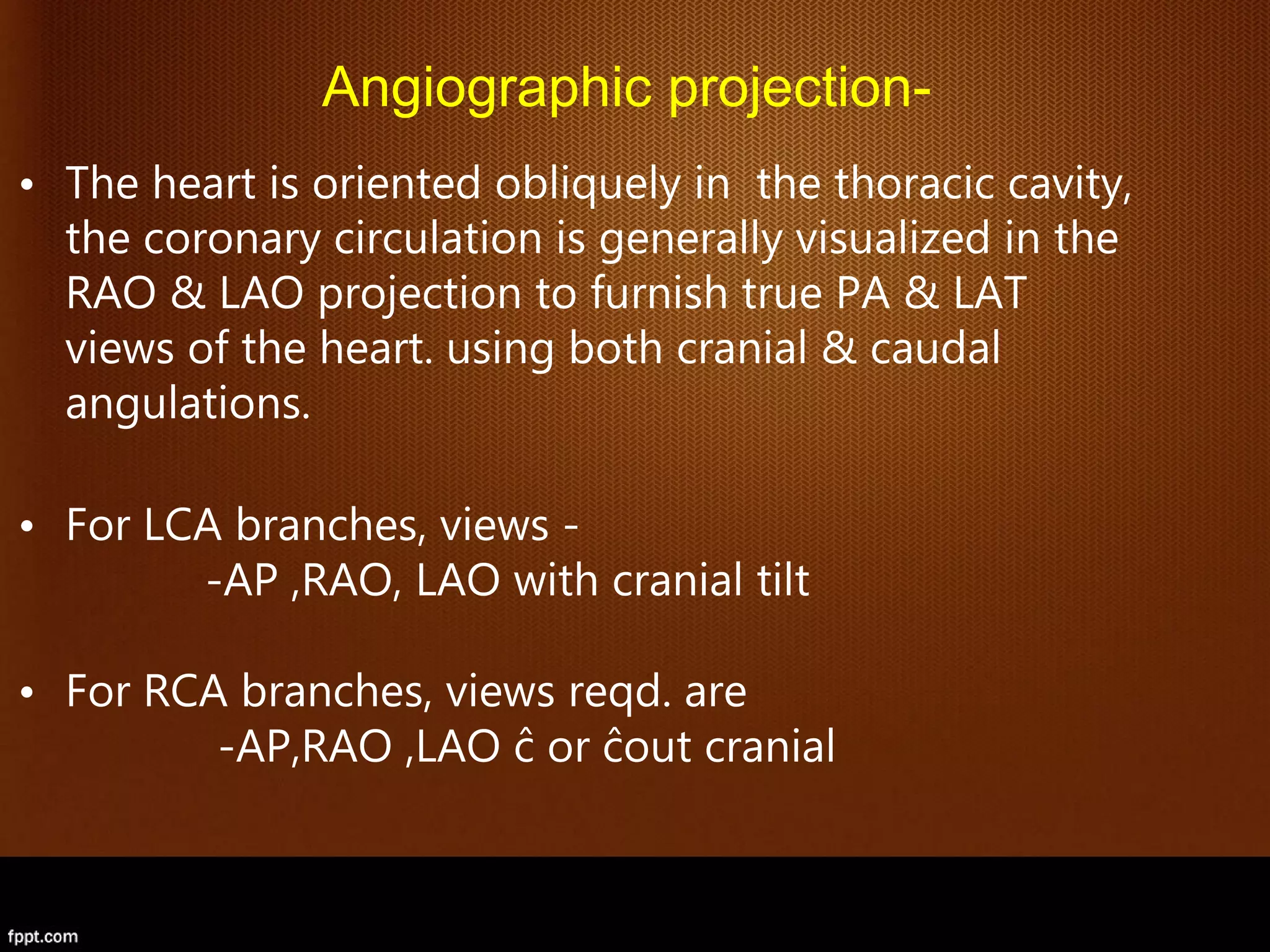 Anatomy and imaging of coronary artery disease with | PPT