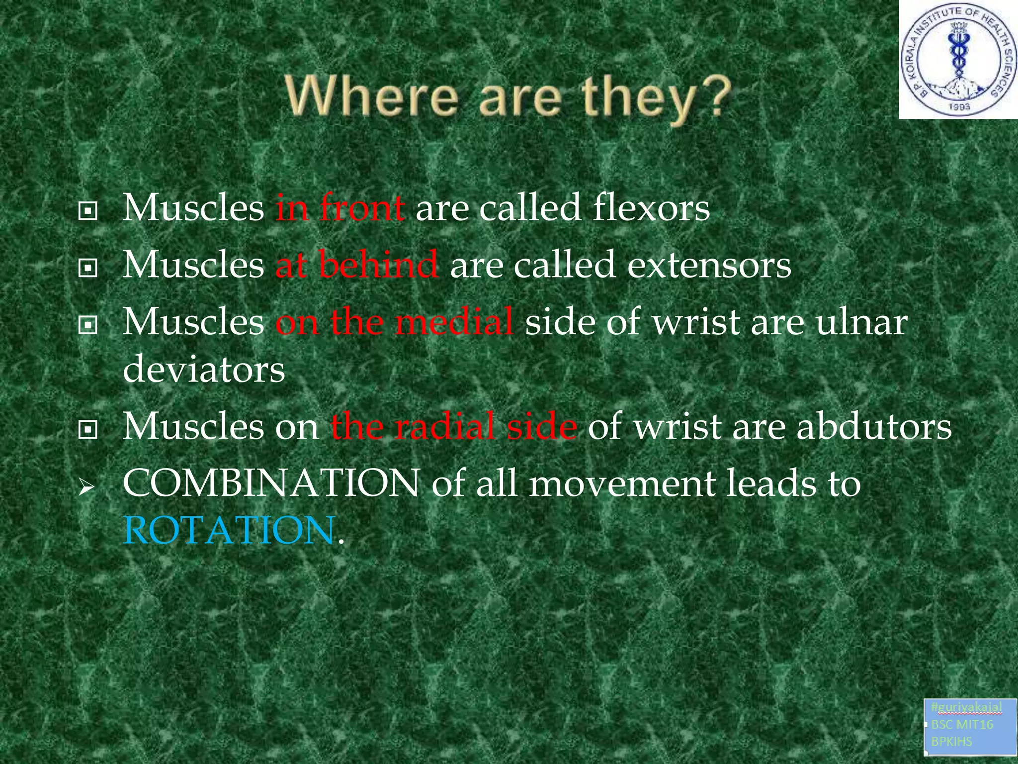 Anatomy and imaging of wrist joint (MRI AND XRAY) | PPTX