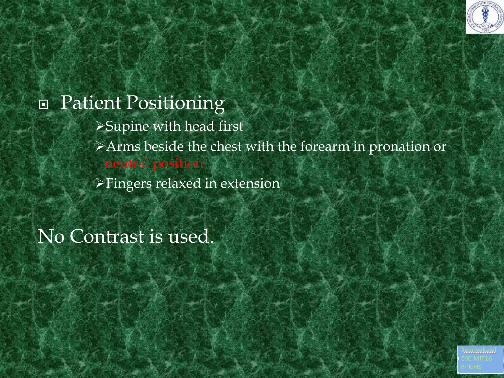 Anatomy and imaging of wrist joint (MRI AND XRAY) | PPTX