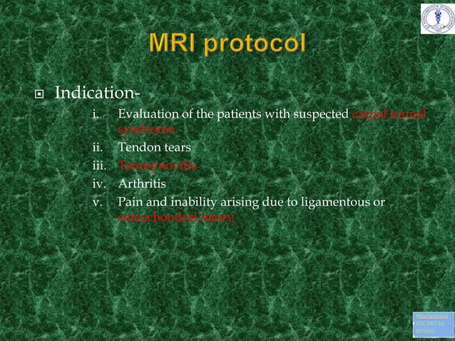 Anatomy and imaging of wrist joint (MRI AND XRAY) | PPTX