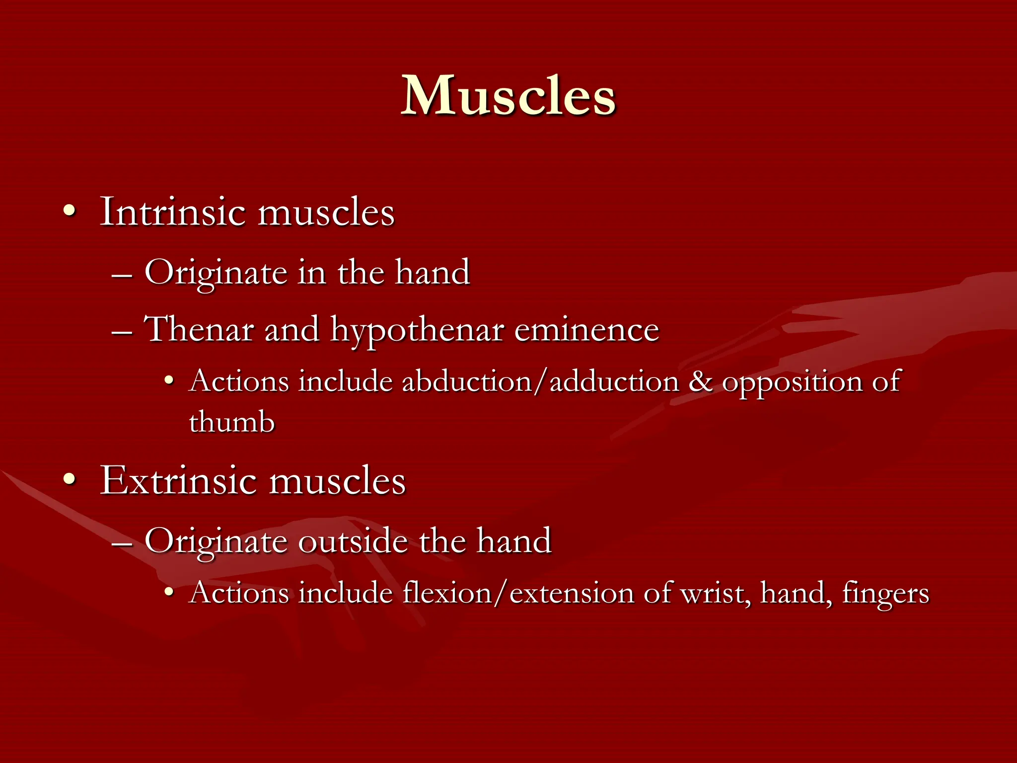 Anatomy and Injuries to the Wrist and Hand.ppt