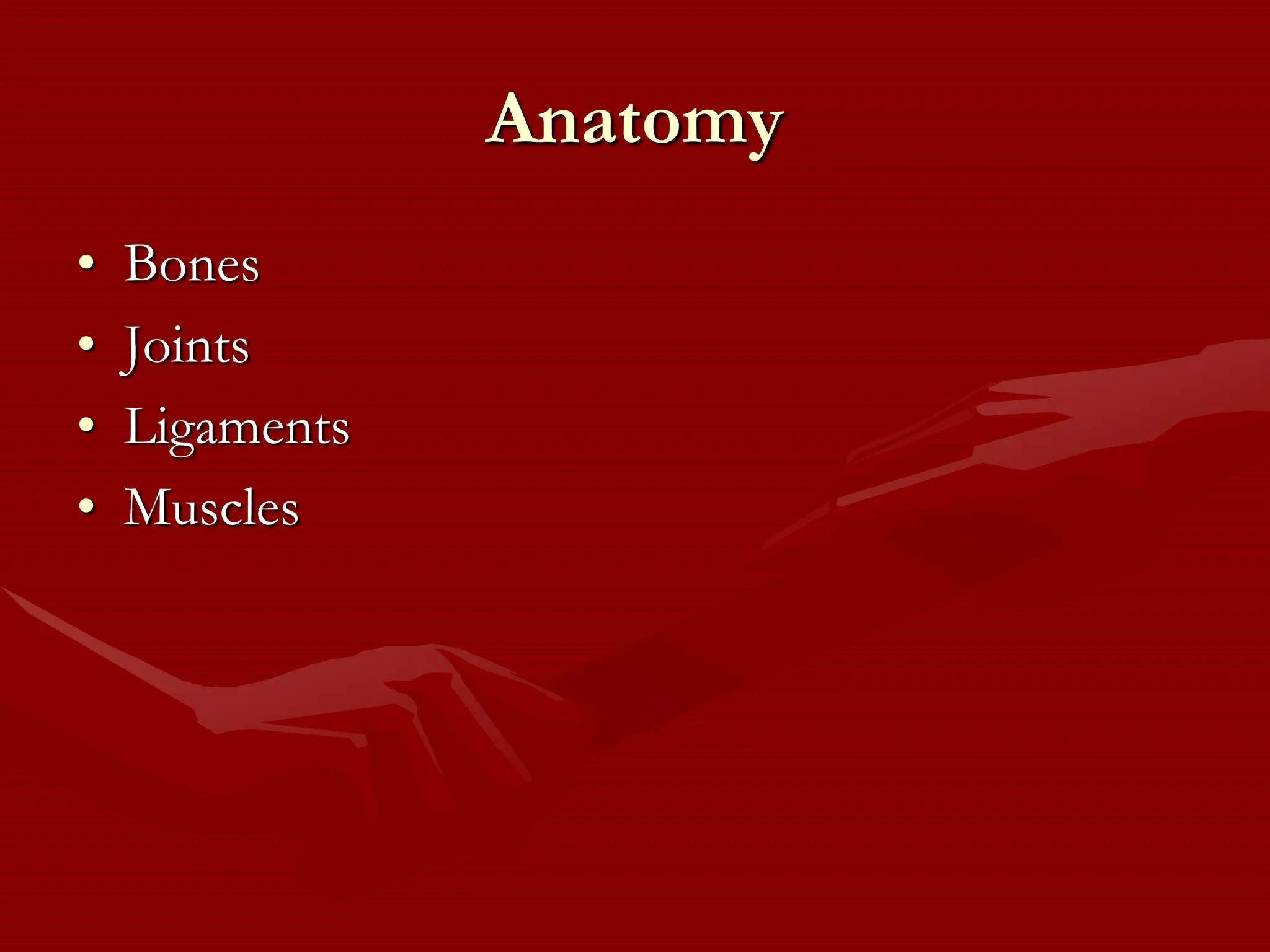 Anatomy and Injuries to the Wrist and Hand.ppt