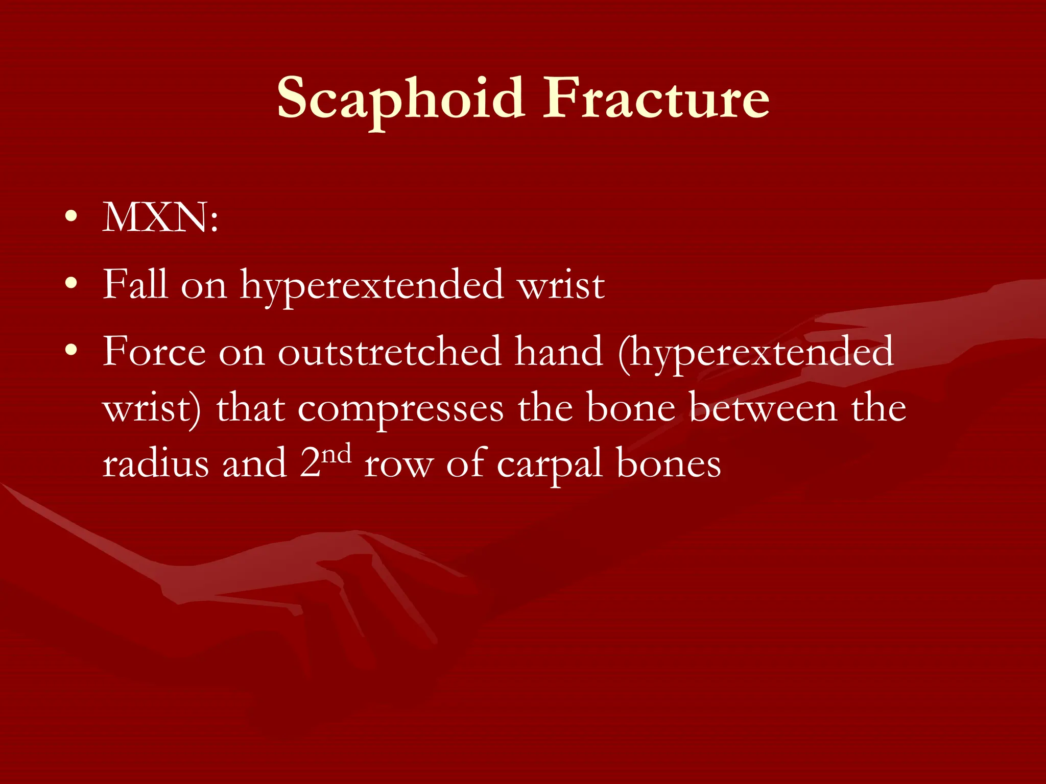 Anatomy and Injuries to the Wrist and Hand.ppt