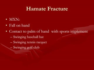 Anatomy and Injuries to the Wrist and Hand.ppt