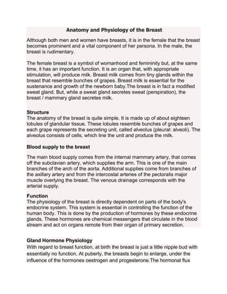 Anatomy and physiology | DOCX