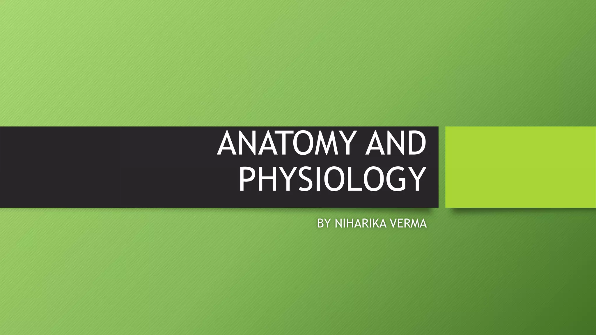 Anatomy and Physiology | PPT