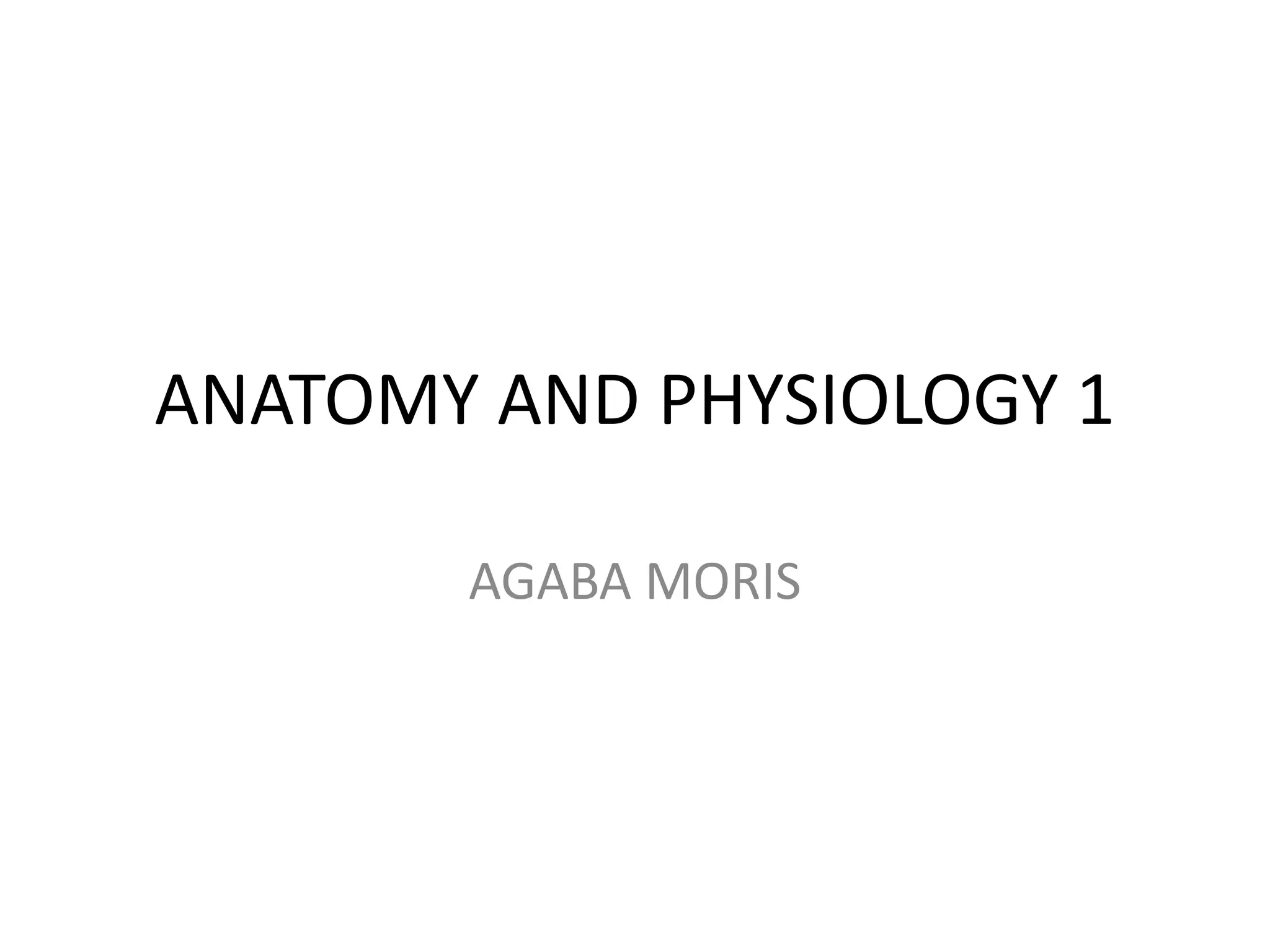ANATOMY AND PHYSIOLOGY for nurses and mid | PPTX | Biological Sciences | Science