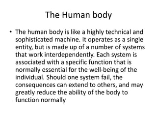 ANATOMY AND PHYSIOLOGY for nurses and mid | PPTX