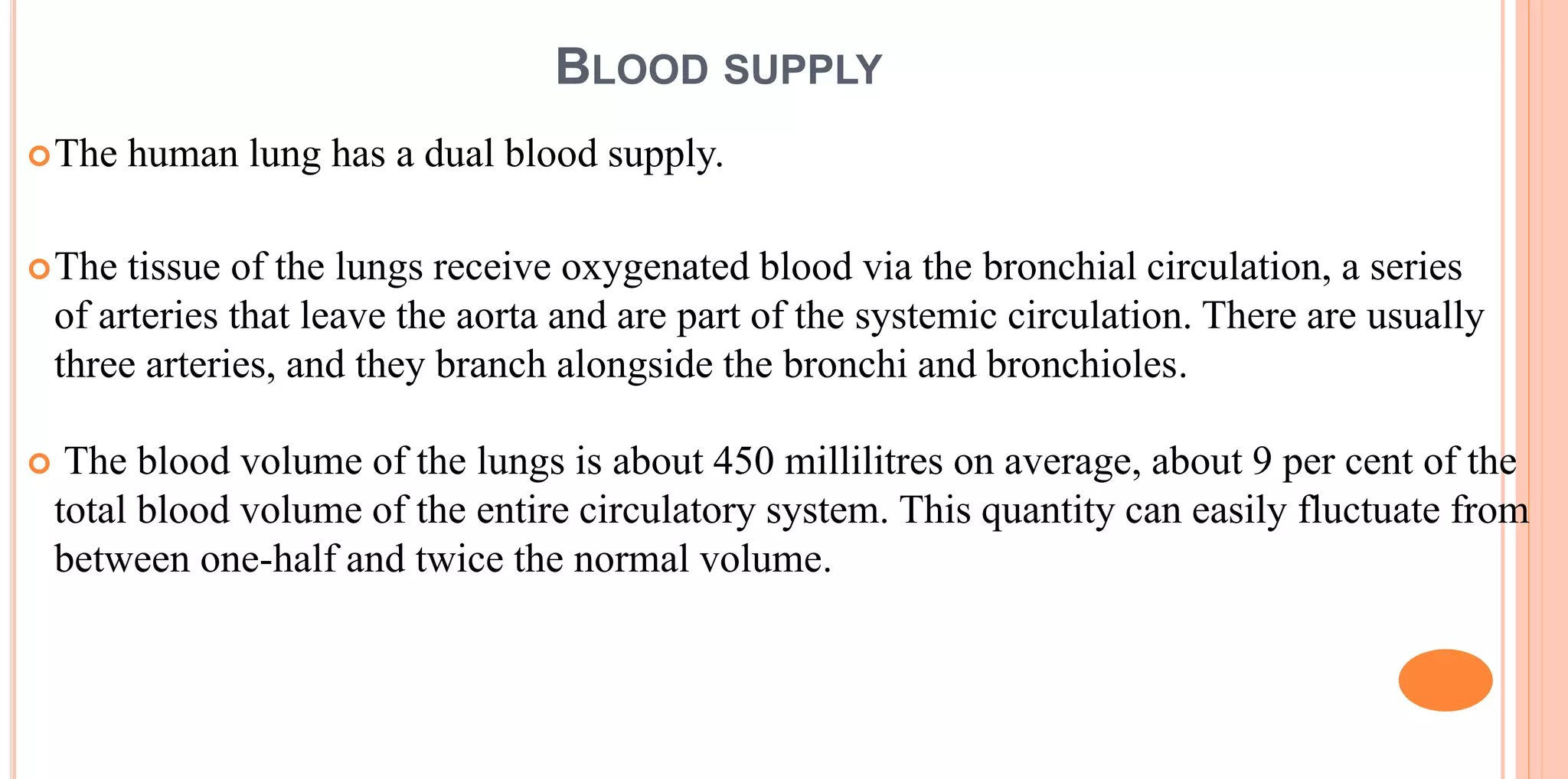 Anatomy and physiology of lung | PPTX
