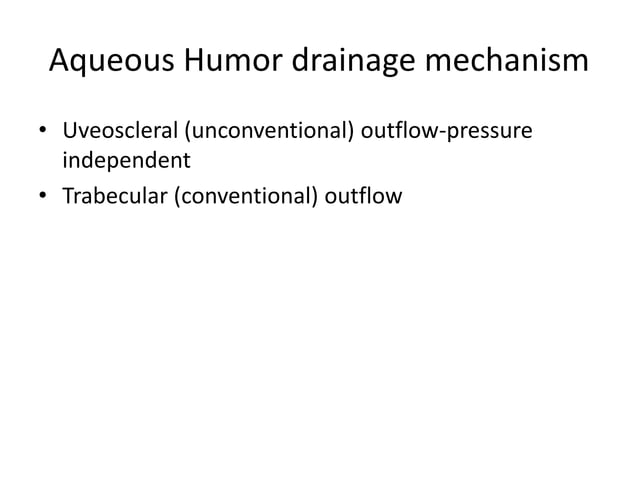 Anatomy and physiology of aqueous humor | PPTX | Eye and Vision ...
