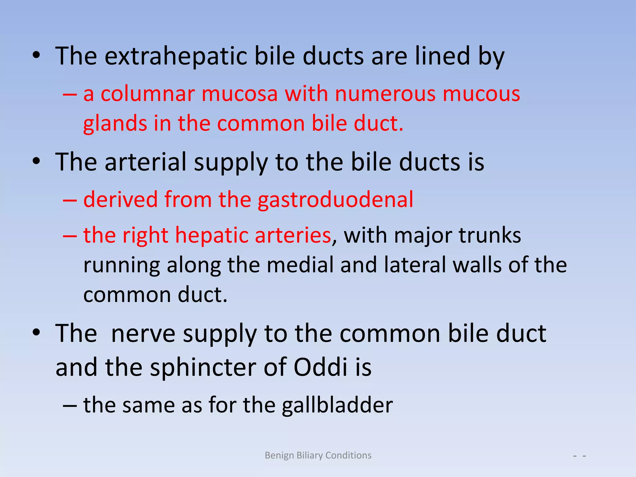 Anatomy and physiology of biliary tree | PPTX