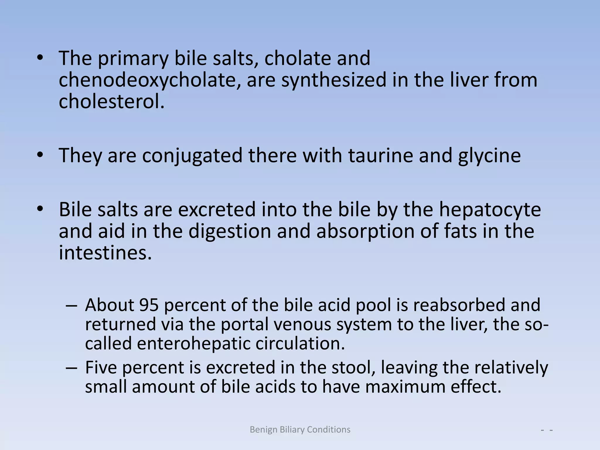 Anatomy and physiology of biliary tree | PPTX