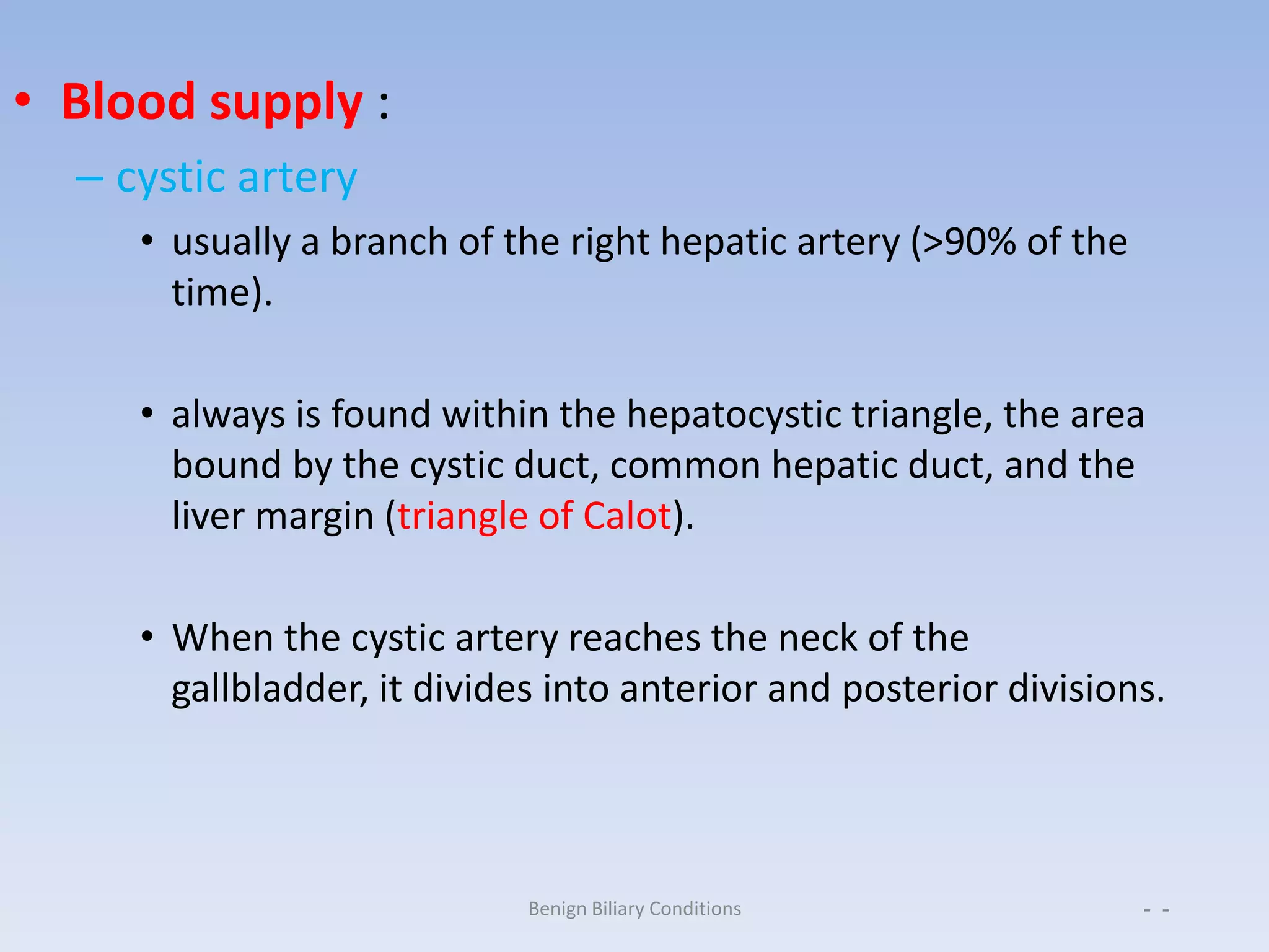 Anatomy and physiology of biliary tree | PPTX